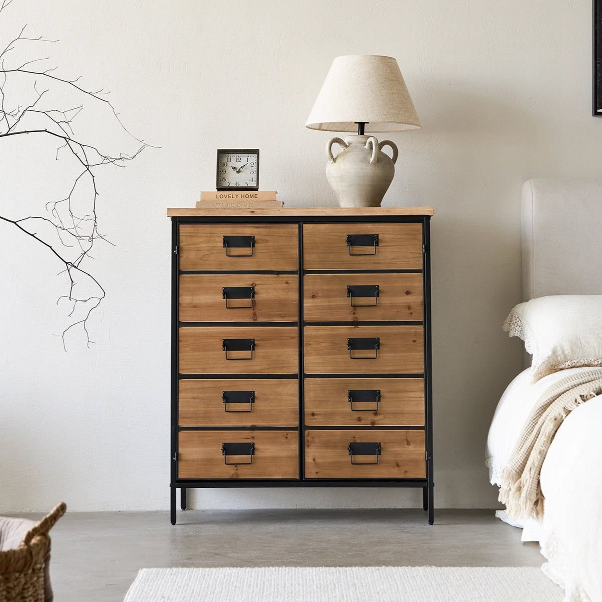 Rhylen Faux-Drawer Cabinet – PJ Collection